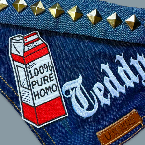 100% Pure Homo embroidered patch - PetHaus