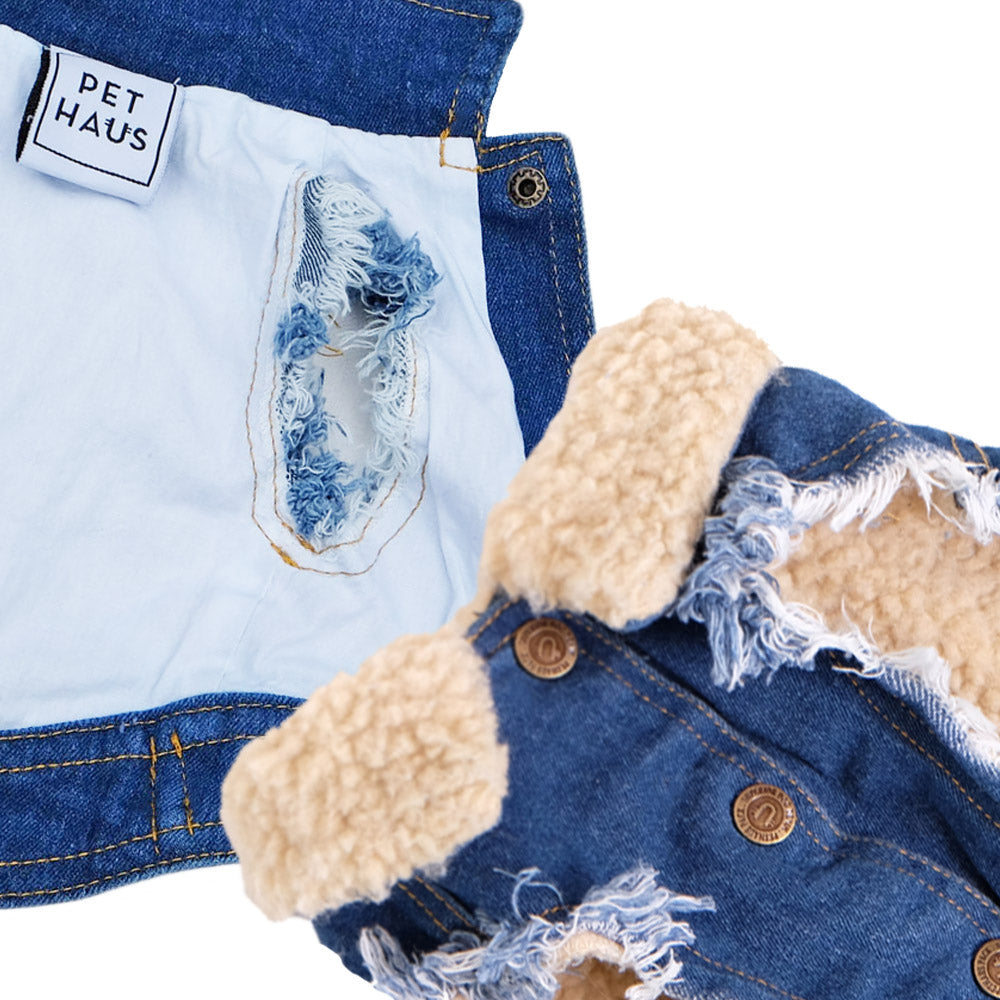 Pack Member Denim Dog Jacket - PetHaus